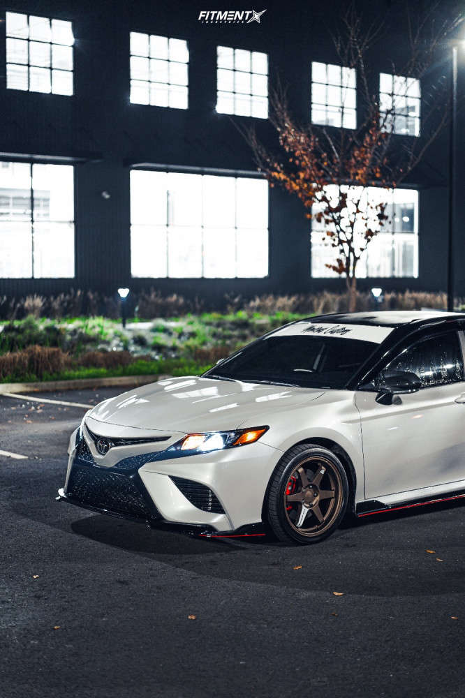 2021 Toyota Camry TRD with 18x8.5 ESR Sr07 and Michelin 245x35 on Stock ...