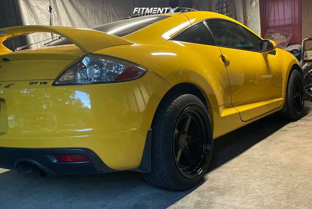 2009 Mitsubishi Eclipse GT with 18x9.5 Aodhan Ds05 and Vercelli 245x45 ...