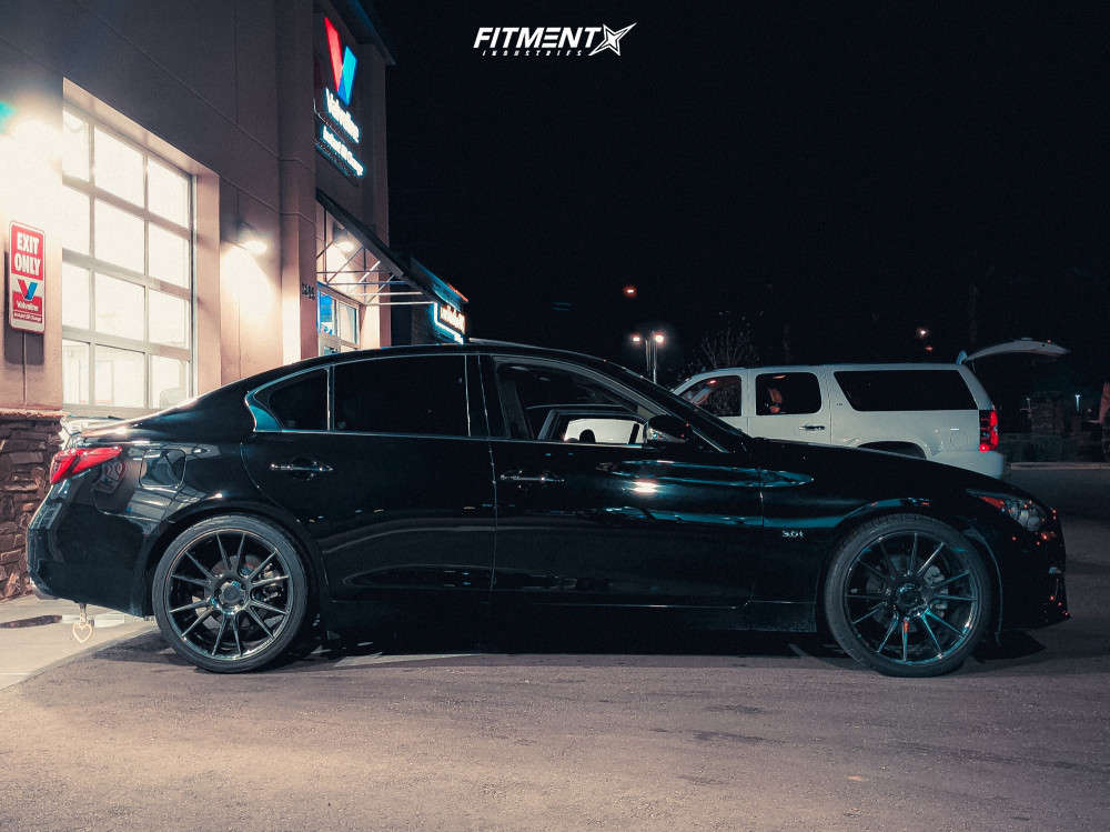 2019 INFINITI Q50 Luxe with 20x9 Niche Vicenza and Nitto 255x35 on ...