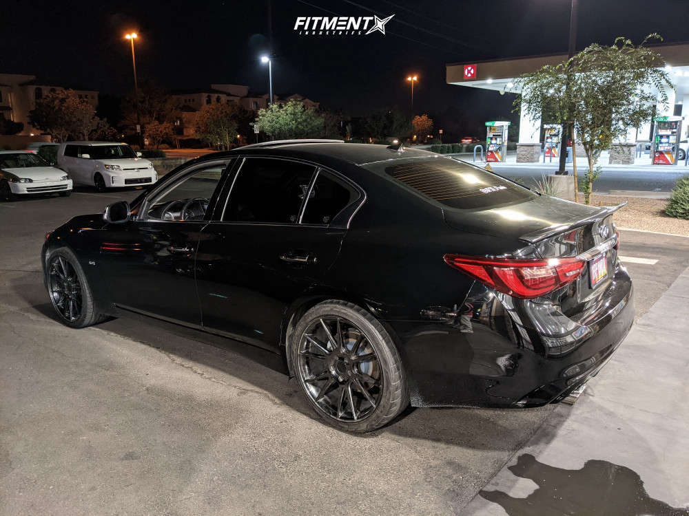2019 INFINITI Q50 Luxe with 20x9 Niche Vicenza and Nitto 255x35 on ...