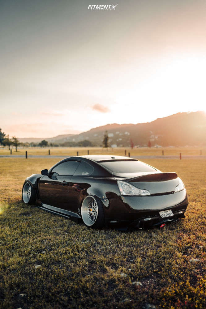 2010 INFINITI G37 Sport with 19x10.5 Work Rezax Ii and Federal 235x35 ...