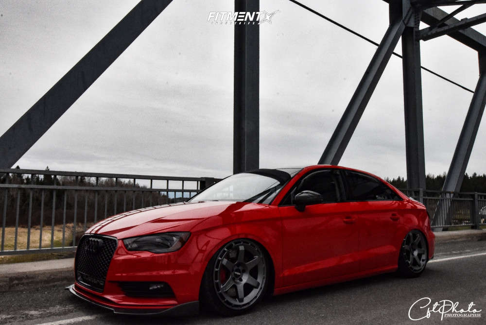 2015 Audi A3 Quattro Premium with 19x8.5 Rotiform Kb1 and Mazzini ...