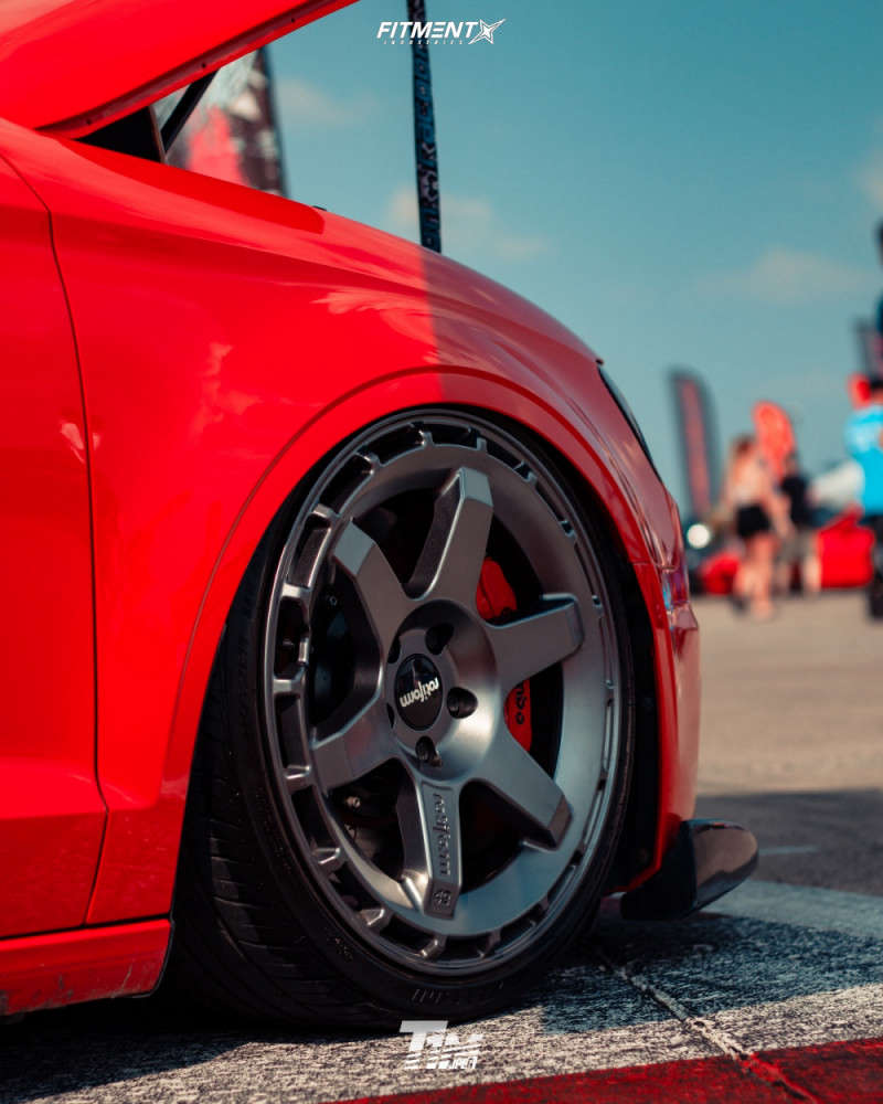 2015 Audi A3 Quattro Premium with 19x8.5 Rotiform Kb1 and Mazzini ...