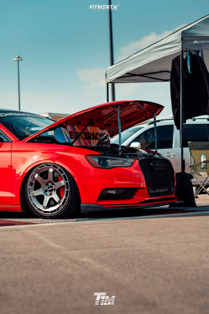 2015 Audi A3 Quattro Premium with 19x8.5 Rotiform Kb1 and Mazzini ...