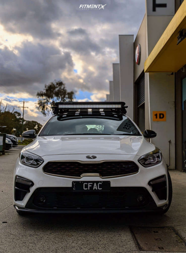 2020 Kia Forte5 GT with 16x7 Enkei Sc46 and Nankang 215x60 on Lowering ...