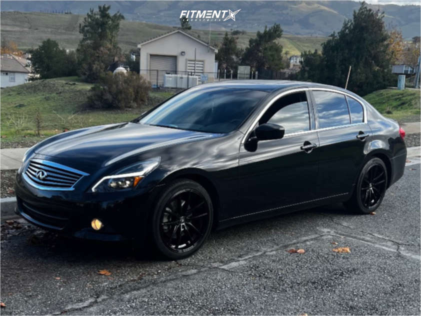 2011 INFINITI G37 Journey with 19x8.5 Konig Oversteer and Continental ...