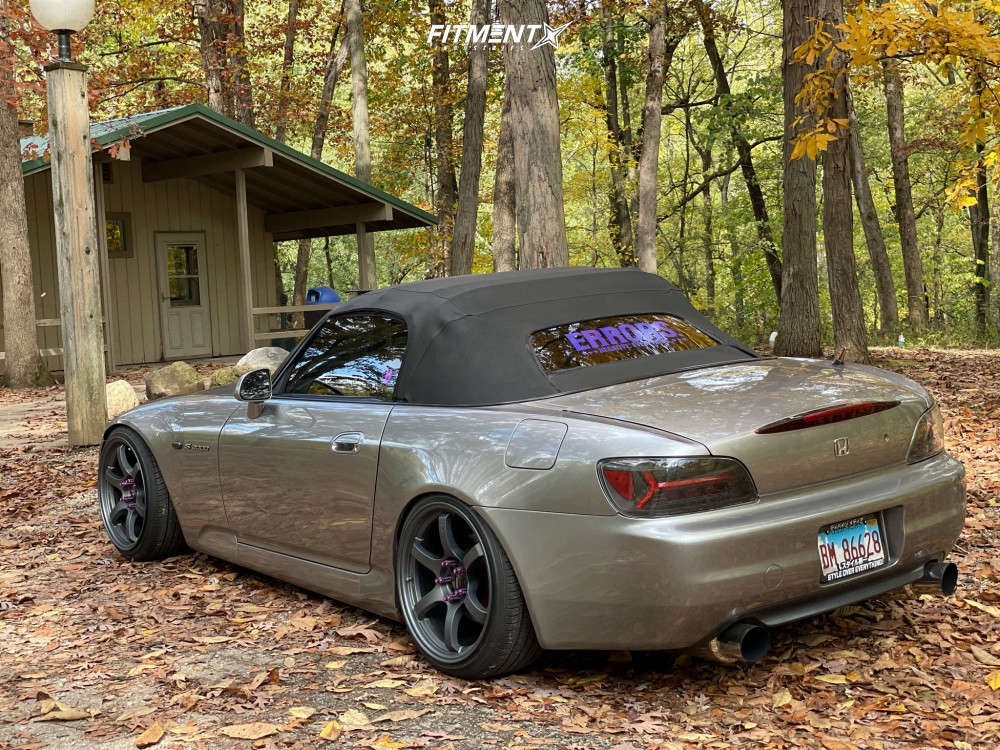2001 Honda S2000 Base with 18x9.5 Gram Lights 57dr and Westlake 215x40 ...