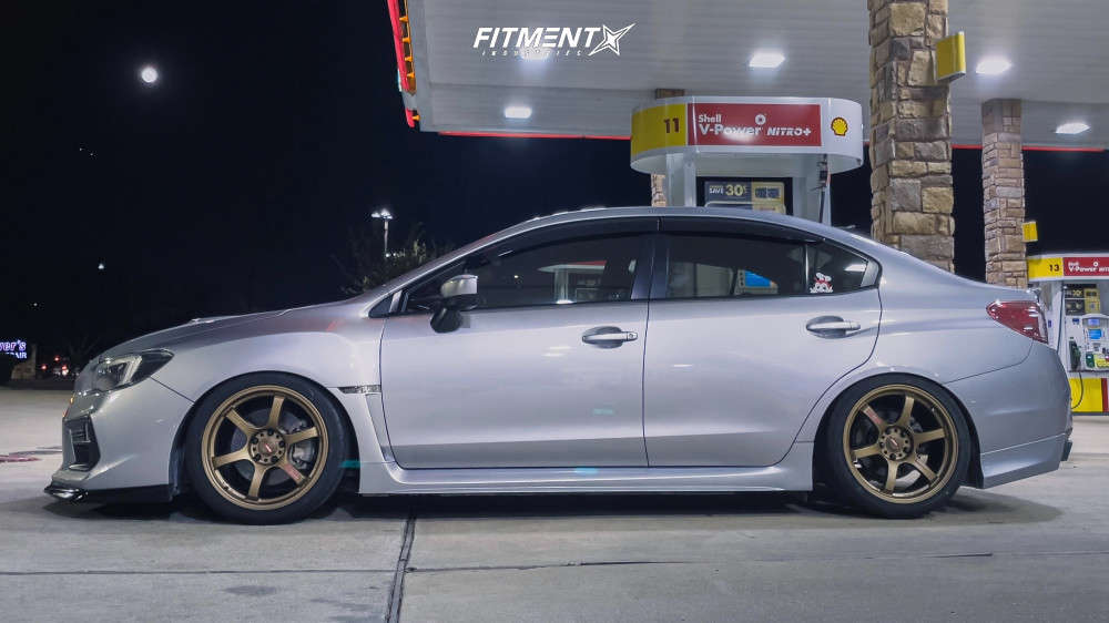 2019 Subaru WRX Base with 18x9.5 Gram Lights 57dr and Yokohama 265x35 ...