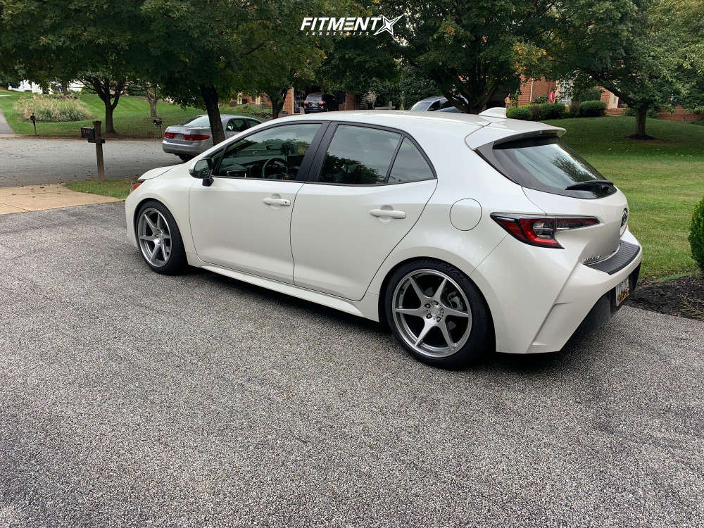 2020 Toyota Corolla XSE with 18x9.5 Anovia Titan and Continental 245x40 ...