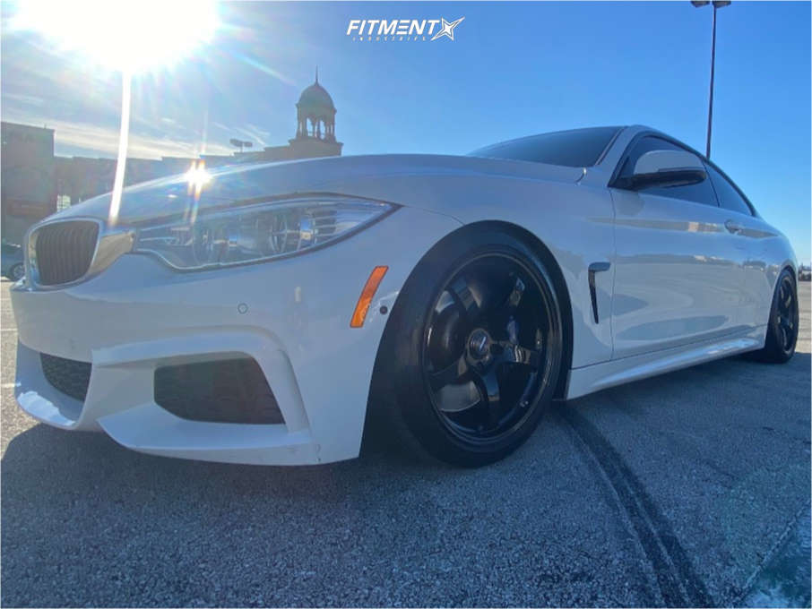 2016 BMW 435i Base with 18x9.5 Gram Lights 57cr and Michelin 255x35 on ...