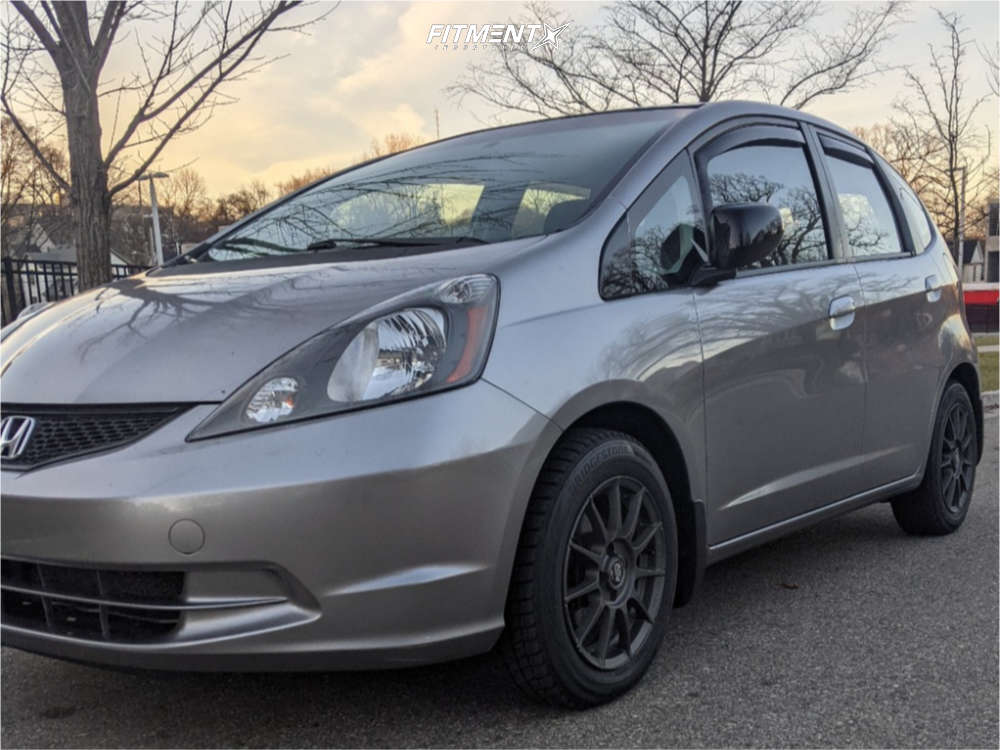 2009 Honda Fit Base with 15x6 MSW Type 85 and Bridgestone 175x65 on Stock Suspension | 1998247 ...
