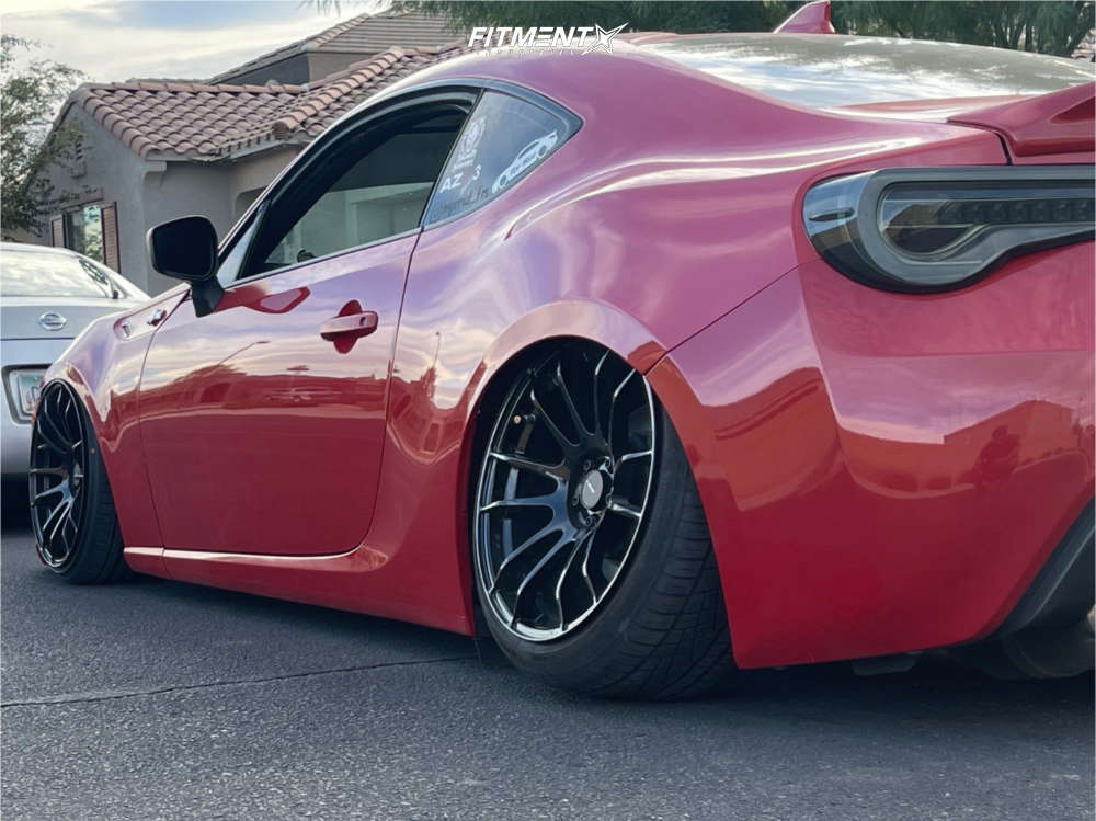 2015 Scion FR-S Base with 18x9.5 AVID1 AV20 and Nexen 215x35 on Coilovers | 1999225 | Fitment ...