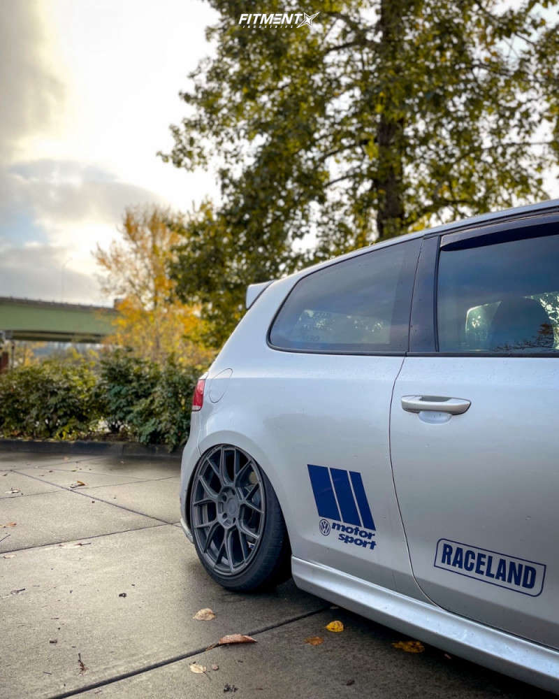 2013 Volkswagen Golf TDI with 18x8.5 Motegi Mr147 and Atlas 215x40 on ...