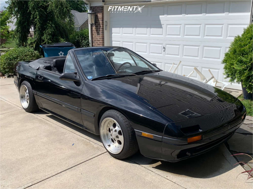 1988 Mazda RX-7 Convertible with 15x8 American Racing Gambler and ...