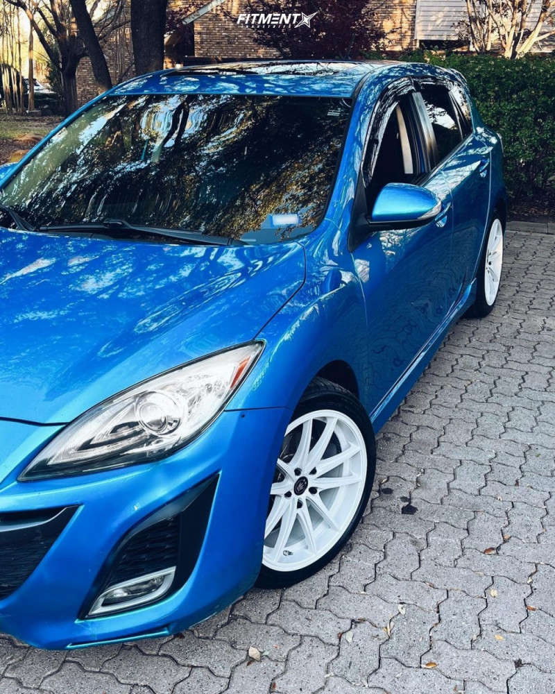 2010 Mazda 3 GT with 18x8 Konig Oversteer and Falken 215x45 on Stock ...