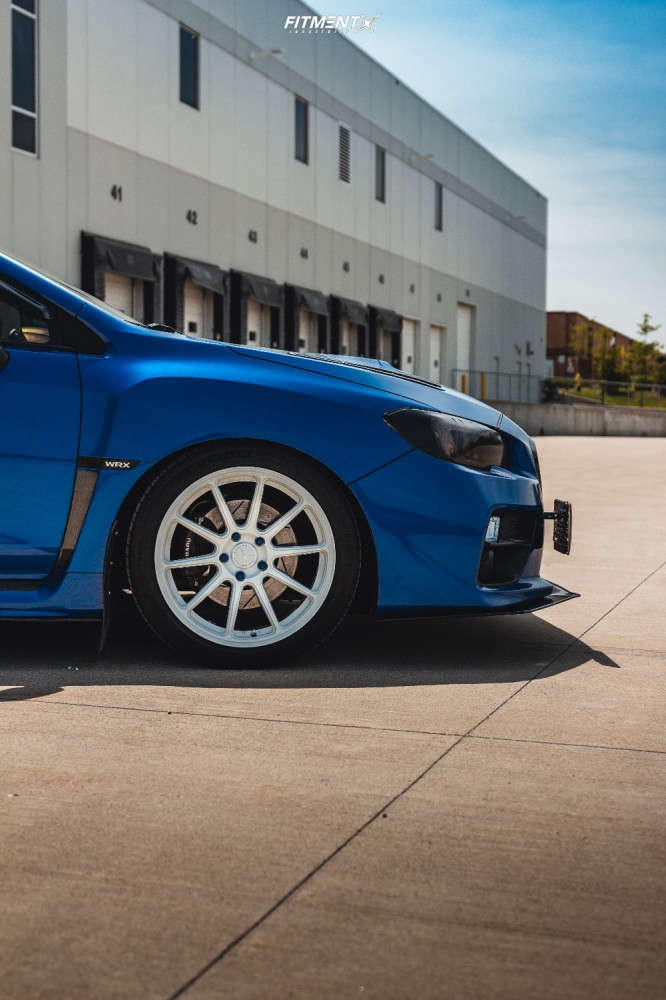 2017 Subaru WRX Sport with 18x9.5 Superspeed Rf03rr and Michelin 245x40 ...