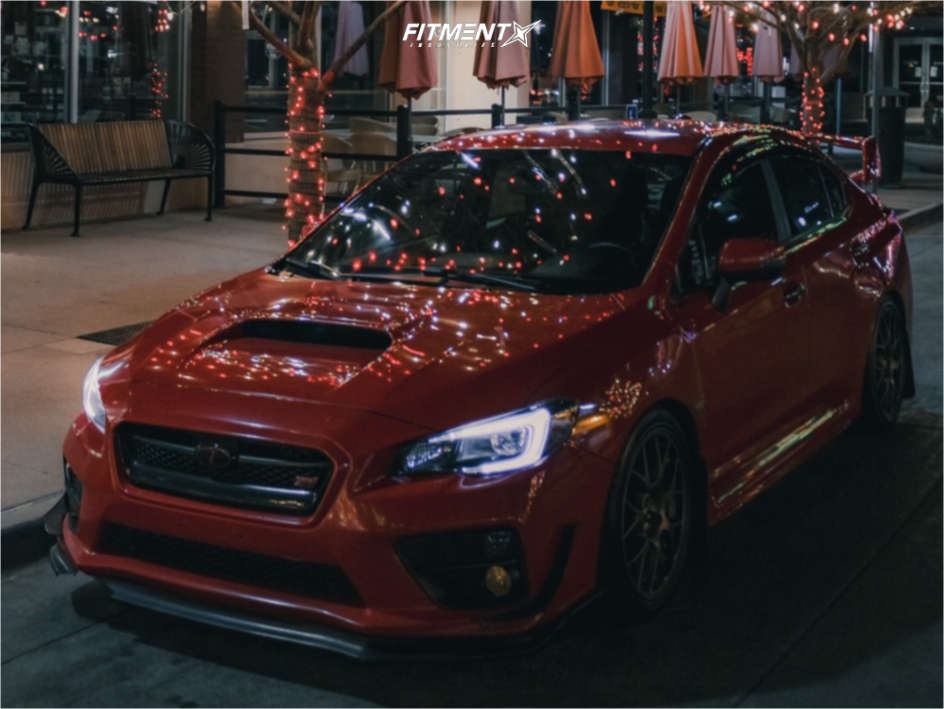 2016 Subaru WRX STI Base with 18x9.5 BBS Xr and Sentury 245x40 on ...