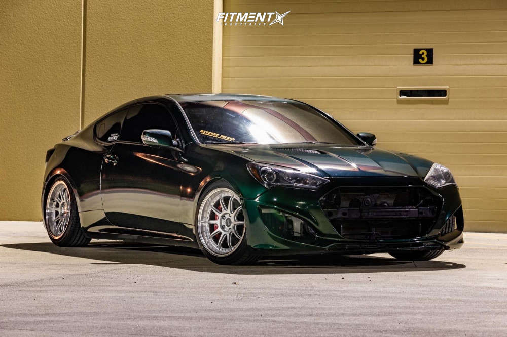 2013 Hyundai Genesis Coupe 3.8 R-Spec with 18x9.5 ESR Cs12 and Toyo ...