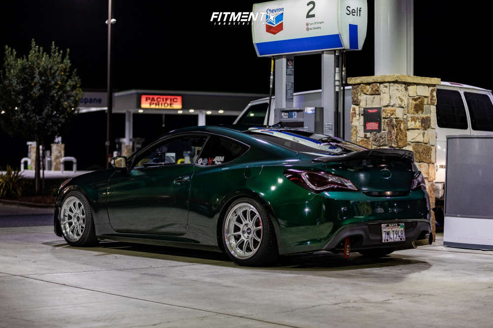 2013 Hyundai Genesis Coupe 3.8 R-Spec with 18x9.5 ESR Cs12 and Toyo ...