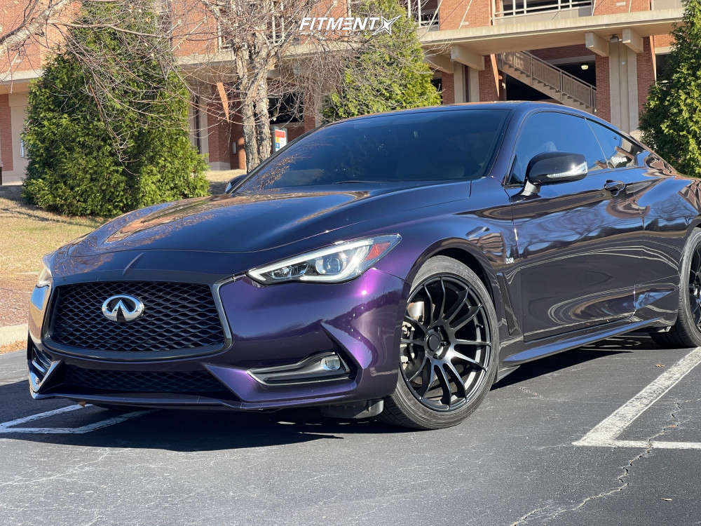 2018 INFINITI Q60 Luxe with 19x9.5 AVID1 AV20 and Nexen 255x40 on Stock ...