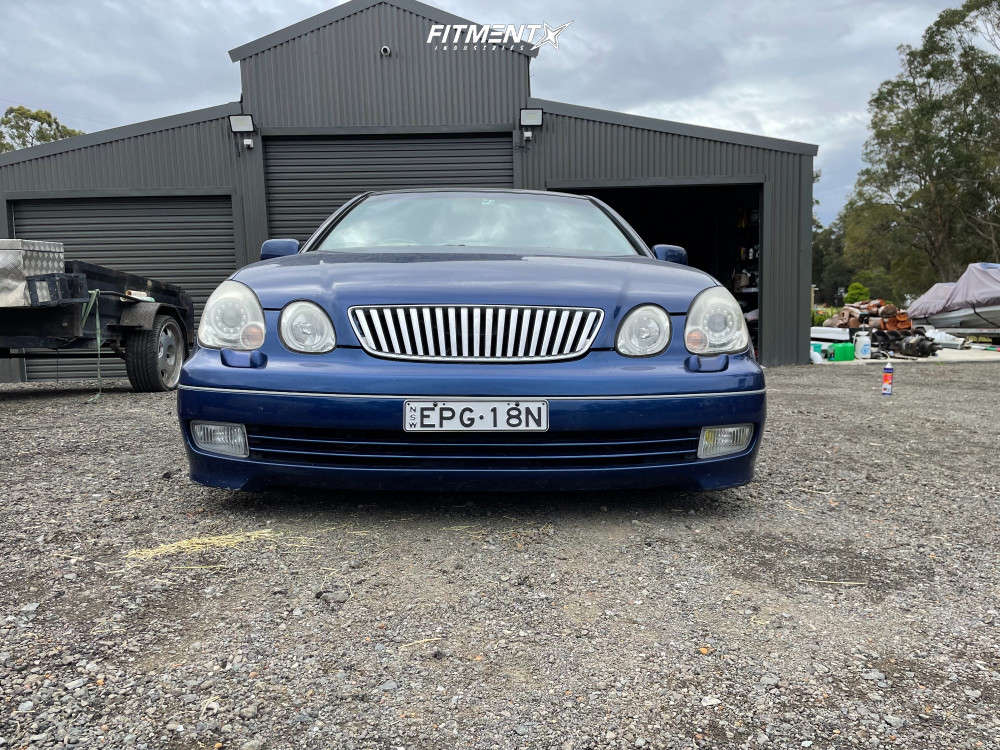 2000 Lexus GS300 Base with 19x8.5 Work Euroline and Pirelli 225x40 on ...