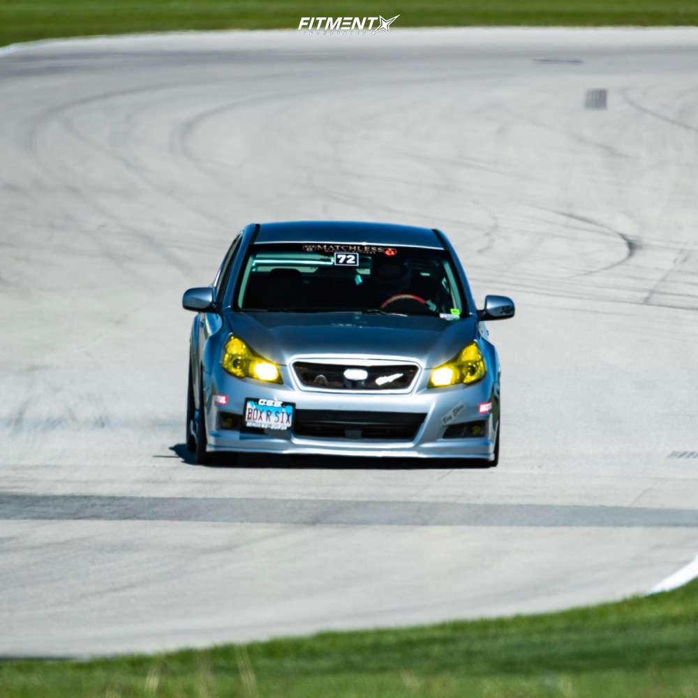 2012 Subaru Legacy 3.6R with 18x9 Konig Rennform and Continental 255x40 ...