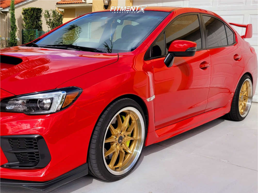 2020 Subaru WRX STI Base with 19x9.5 Option Lab S718 and Yokohama ...