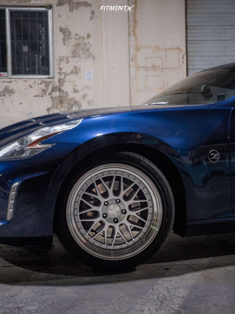 2015 Nissan 370Z Sport with 19x9.5 Aodhan Ah02 and Vercelli 245x40 on ...