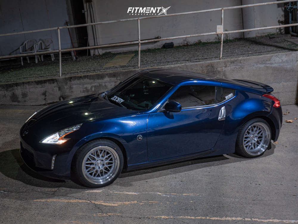 2015 Nissan 370Z Sport with 19x9.5 Aodhan Ah02 and Vercelli 245x40 on ...