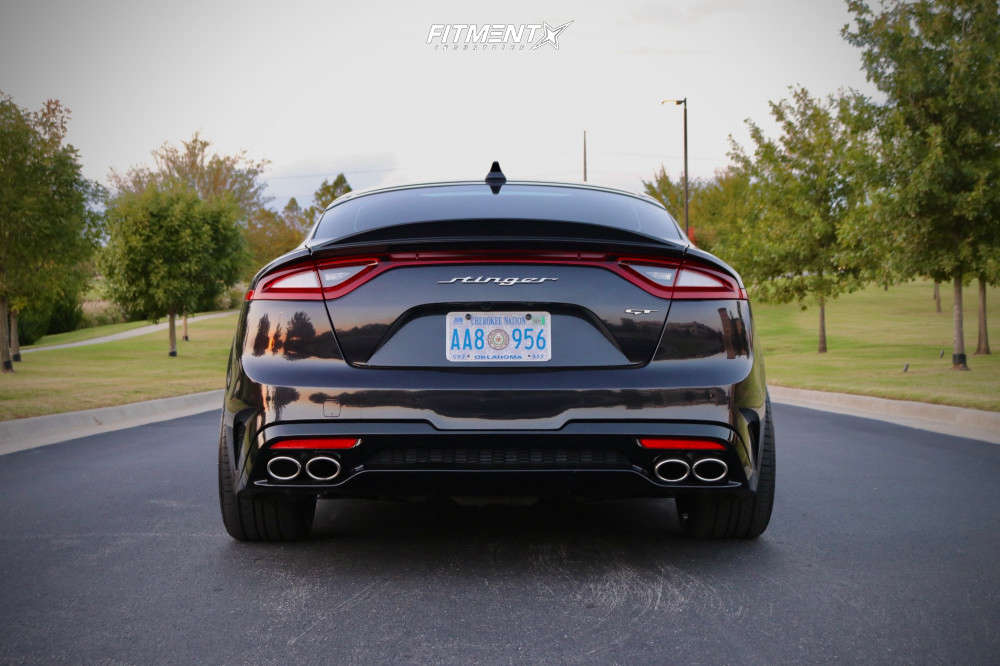 2019 Kia Stinger GT with 20x9 Curva C46 and Delinte 245x35 on Lowering Springs | 2004028 ...