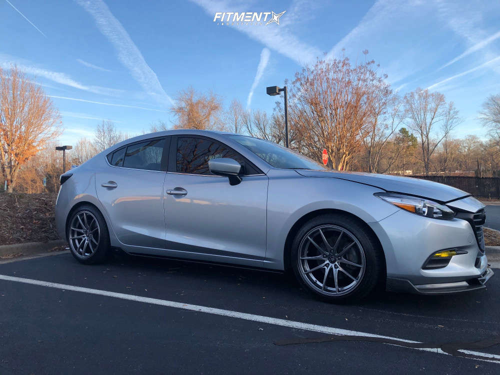 2018 Mazda 3 Grand Touring with 18x8 Konig Oversteer and Sumitomo ...
