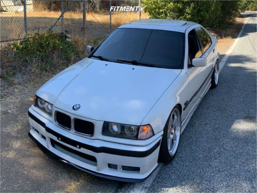 1997 BMW 328i Base with 17x8 Kansei Knp and Federal 235x40 on Coilovers ...