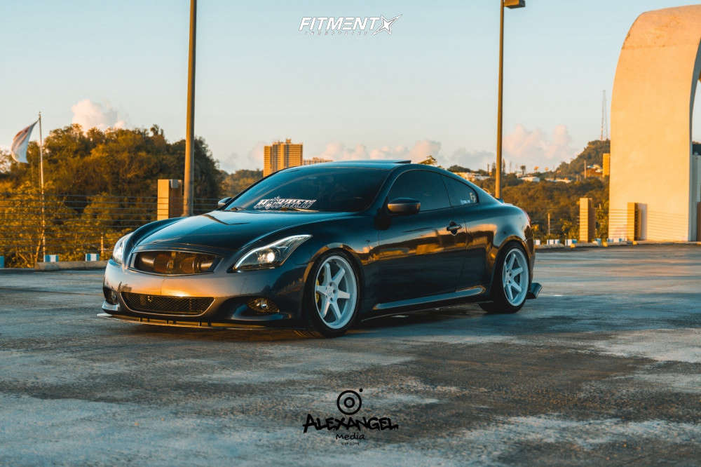 2008 INFINITI G37 Sport with 19x9.5 ESR Sr07 and Achilles 255x40 on ...