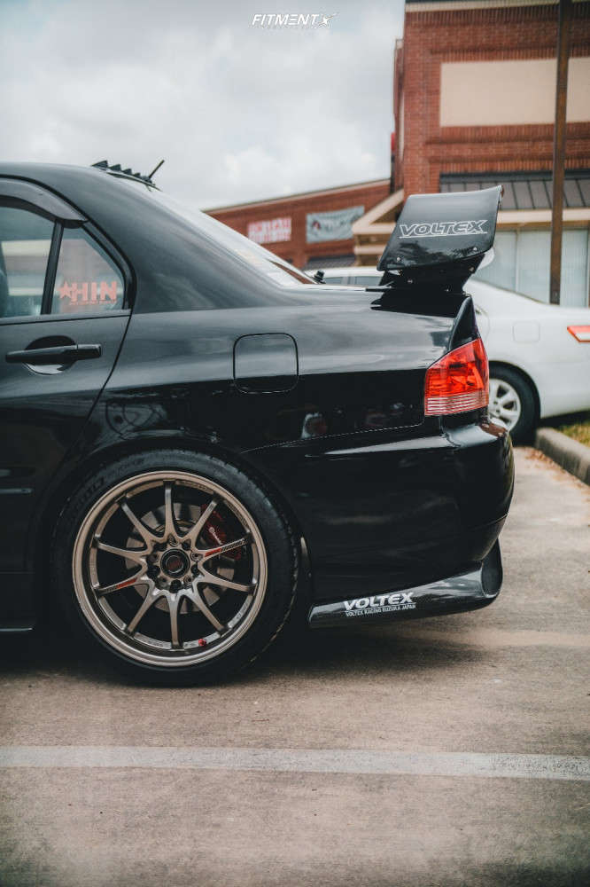 2006 Mitsubishi Lancer Evolution with 18x9.5 Rays Engineering CE28N ...