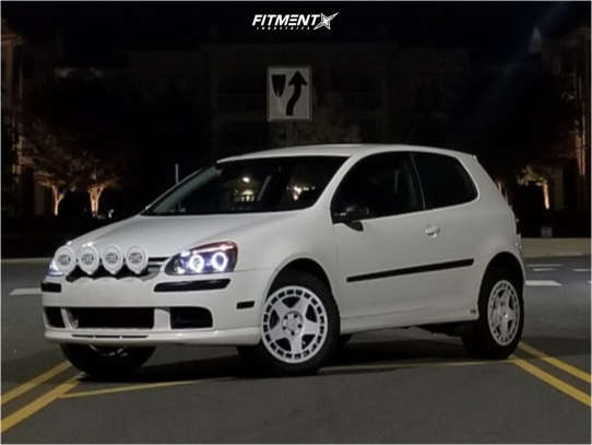 2007 Volkswagen Rabbit 2.5 with 17x7.5 Fifteen52 Turbomac and Falken ...