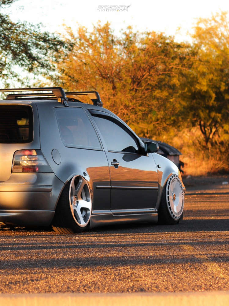 2003 Volkswagen Golf GTI 1.8T with 18x8.5 Rotiform Nue and Atlas 205x40 ...