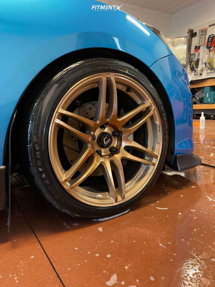 2010 Mazda 3 Mazdaspeed with 18x8.5 Cosmis Racing Mrii and Firestone ...