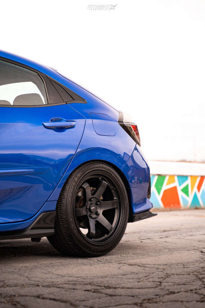 2017 Honda Civic Sport with 18x9.5 AVID1 Av6 and Yokohama 255x40 on ...