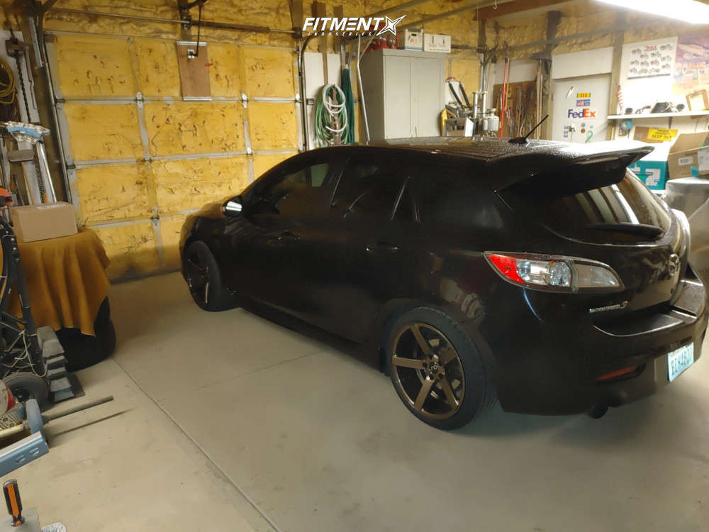 2011 Mazda 3 Mazdaspeed with 18x8.5 JNC Jnc026 and Vercelli 225x40 on ...