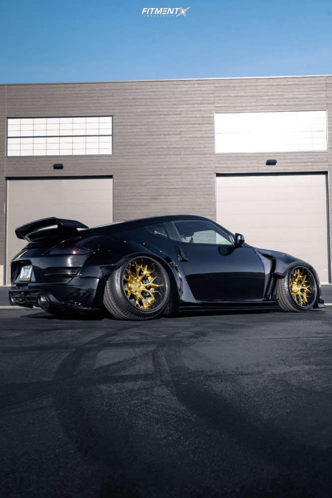 2016 Nissan 370Z Base with 20x10.5 Avant Garde AGL43 and Falken 235x35 ...