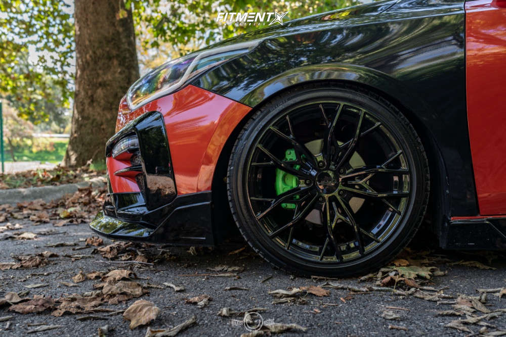 2019 Kia Forte EX Premium with 18x8 Helo He907 and Nitto 215x40 on ...