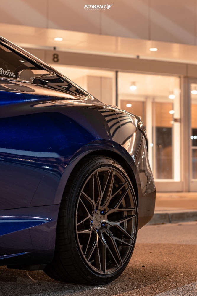 2017 INFINITI Q60 Sport with 20x10 F1R F103 and Falken 255x35 on ...