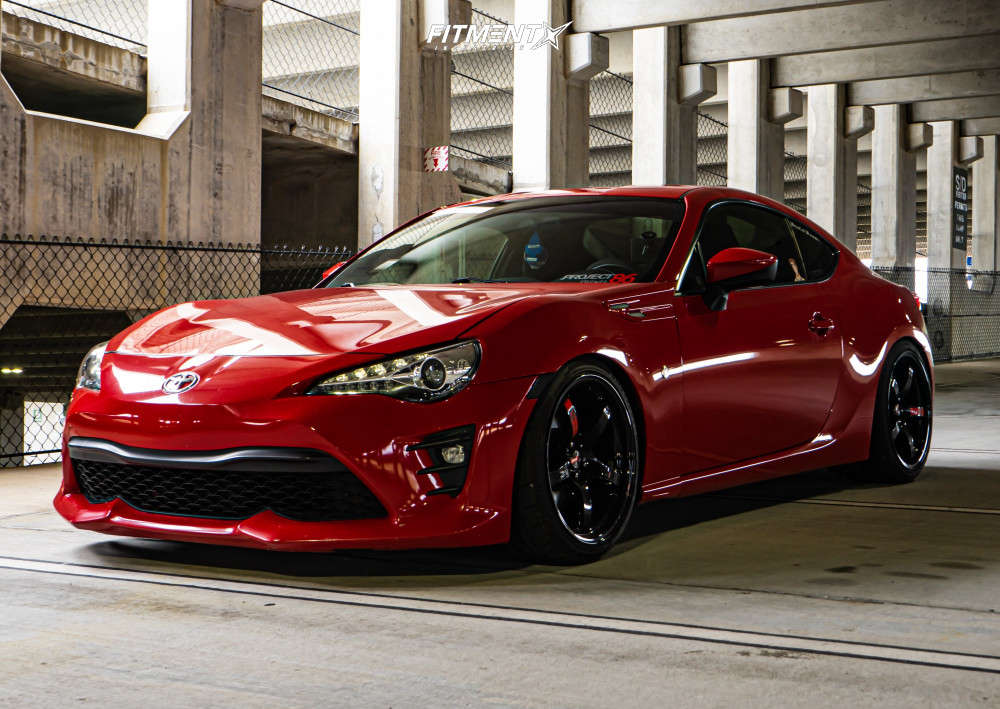 2017 Toyota 86 Base with 18x9.5 Rays Engineering 57cr and Firestone ...