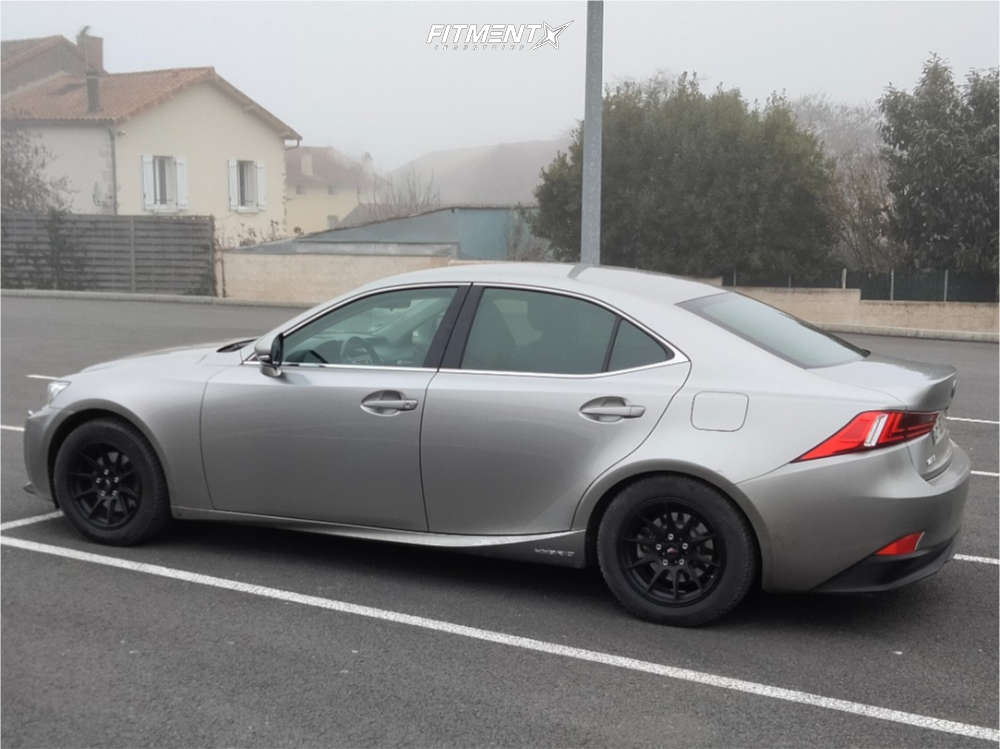 2015 Lexus IS250 Base with 16x7.5 Japan Racing Jr11 and Pirelli 205x55 ...