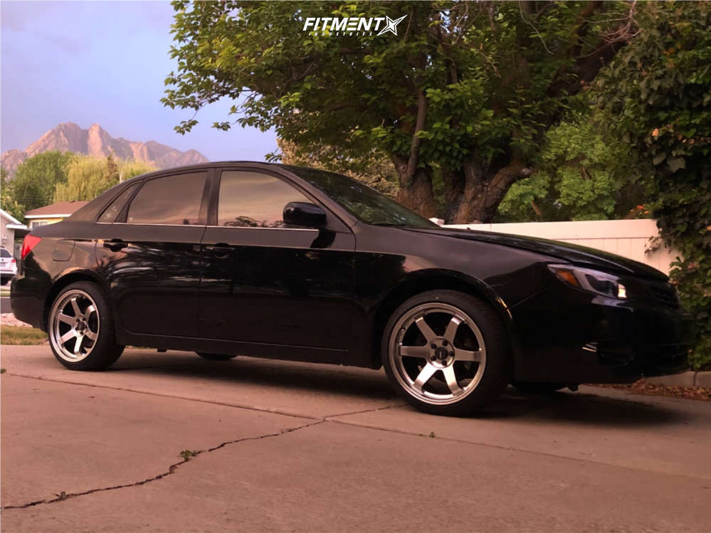 2009 Subaru Impreza 2.5i with 18x9.5 AVID1 AV6 and Toyo Tires 225x40 on ...