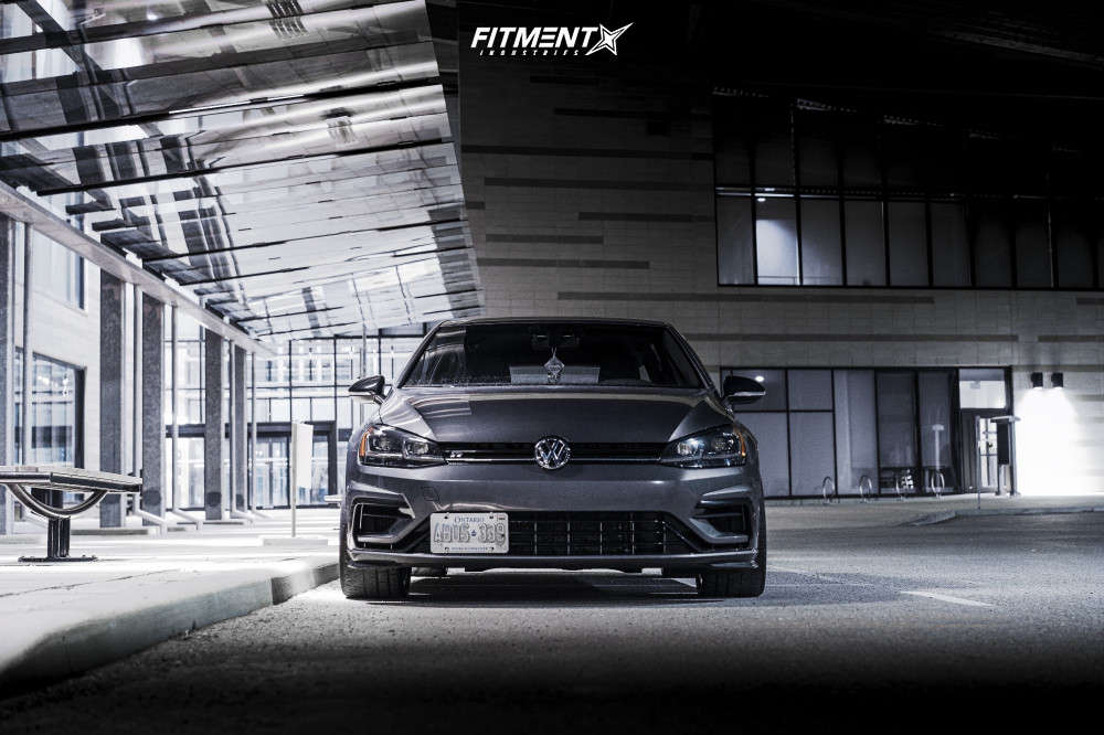 2018 Volkswagen Golf R Base with 18x9 BBS E88 and Bridgestone 265x35 on ...