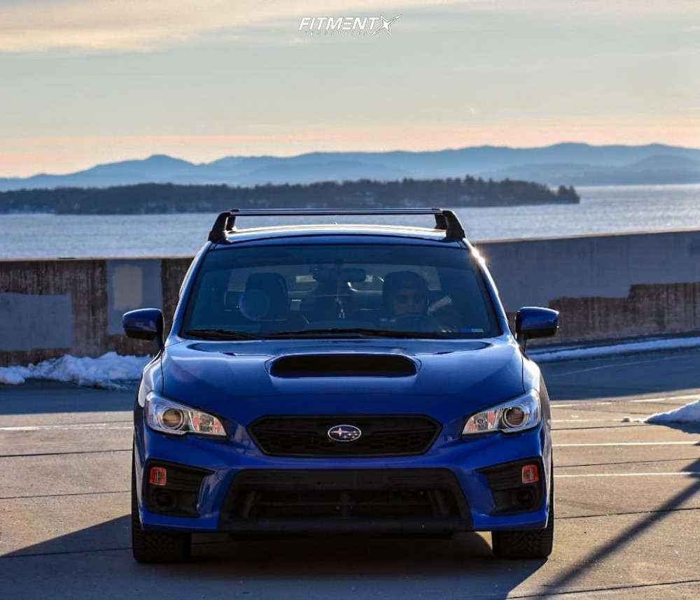 2020 Subaru WRX Base with 18x8 AVID1 AV6 and Continental 245x40 on ...