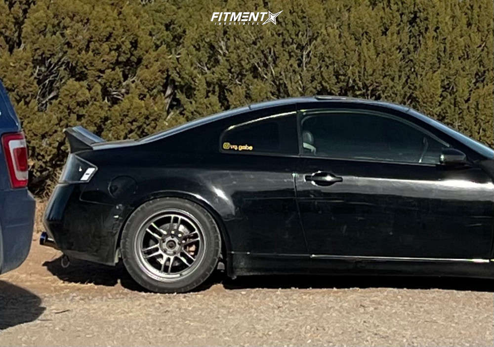 2003 INFINITI G35 Base with 18x9.5 Enkei Rpf1 and Dunlop 245x40 on ...