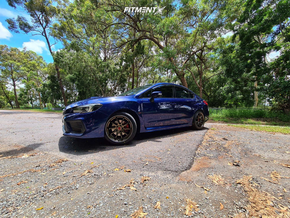 2018 Subaru WRX Premium with 18x8.5 Work Emotion Zr10 and Bridgestone ...