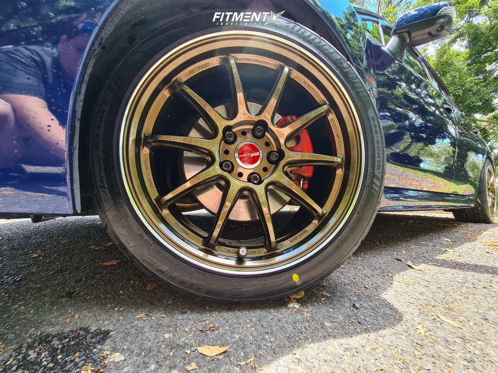 2018 Subaru WRX Premium with 18x8.5 Work Emotion Zr10 and Bridgestone ...